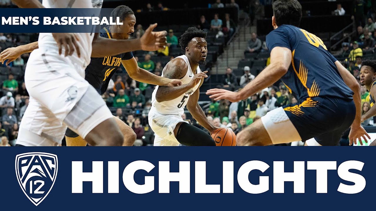 Oregon vs. California Men's Basketball Highlights | 2023-24 Season ...