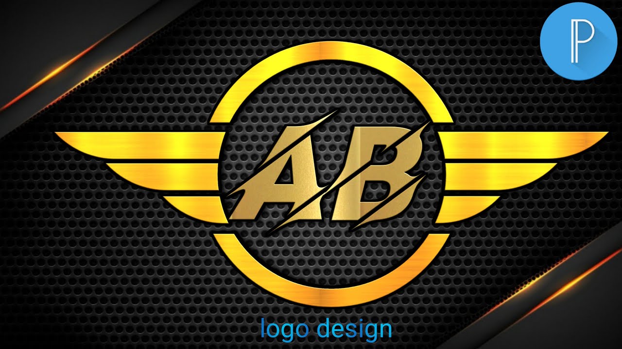 AB Professional Logo Design Tutorial | Pixellab Tutorial (Step By Step ...