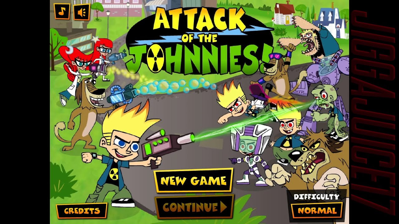 Johnny Test - Attack of the Johnnies Flash Game (No Commentary) - YouTube