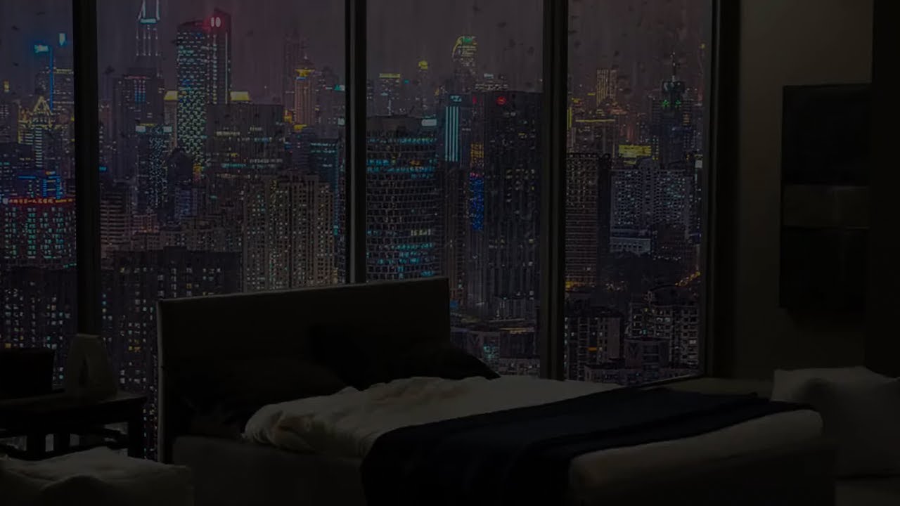 Cozy window bedroom Ambience Autumn Rain - Rain Sounds for Sleeping ...