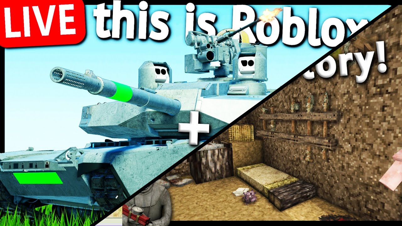 🔴 Multicrew Tank Combat (Roblox) + BRUTAL MODDED Vintage Story SURVIVAL ...