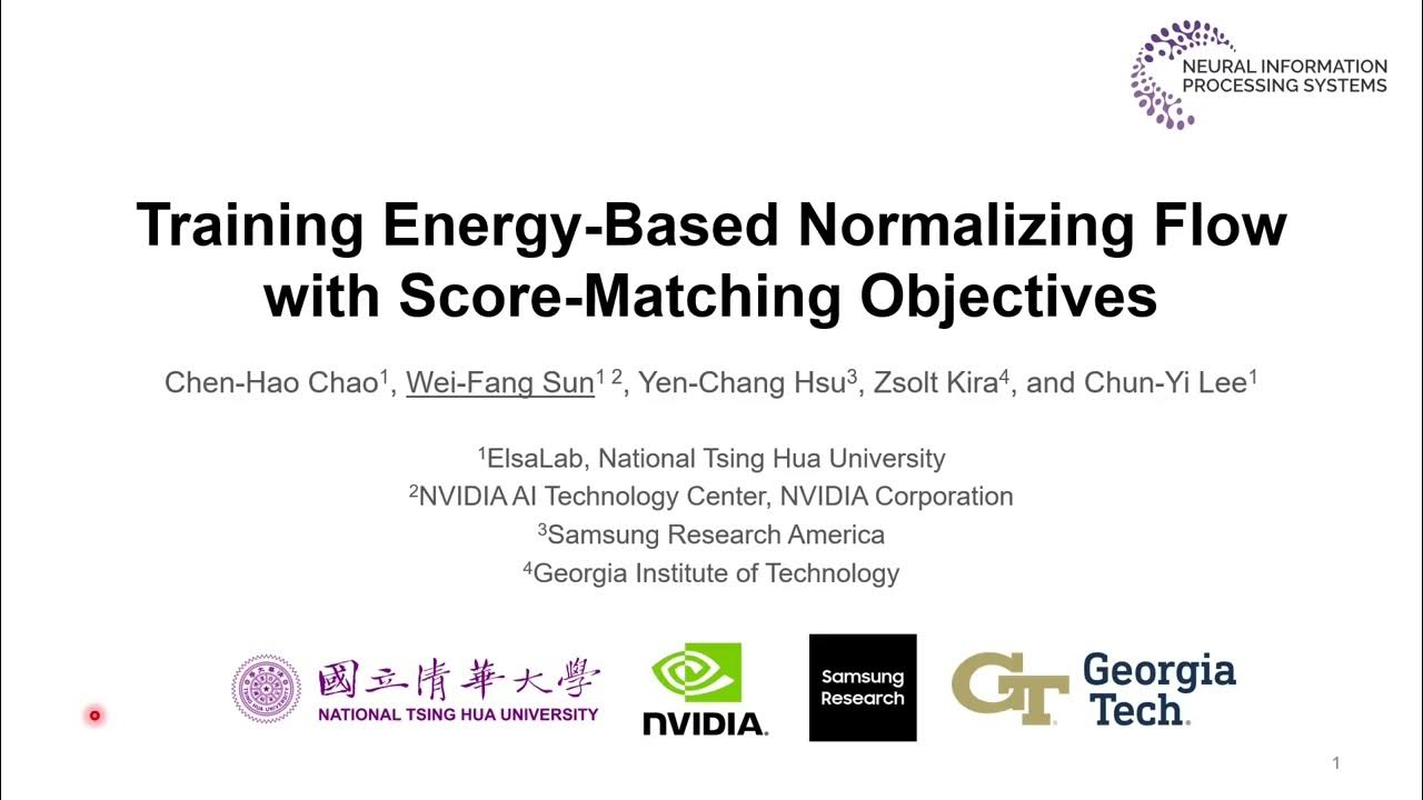 [NeurIPS 2023] Training Energy-Based Normalizing Flow with Score-Matching Objectives (2023-11-14 ...