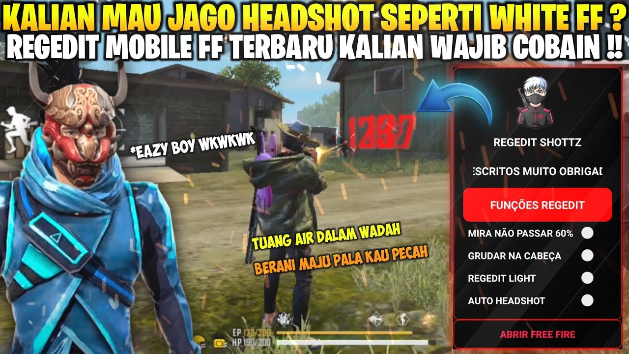 APK REGEDIT WHITE FF !! 89%AIM KEPALA || APLIKASI AUTO HEADSHOT FREE ...