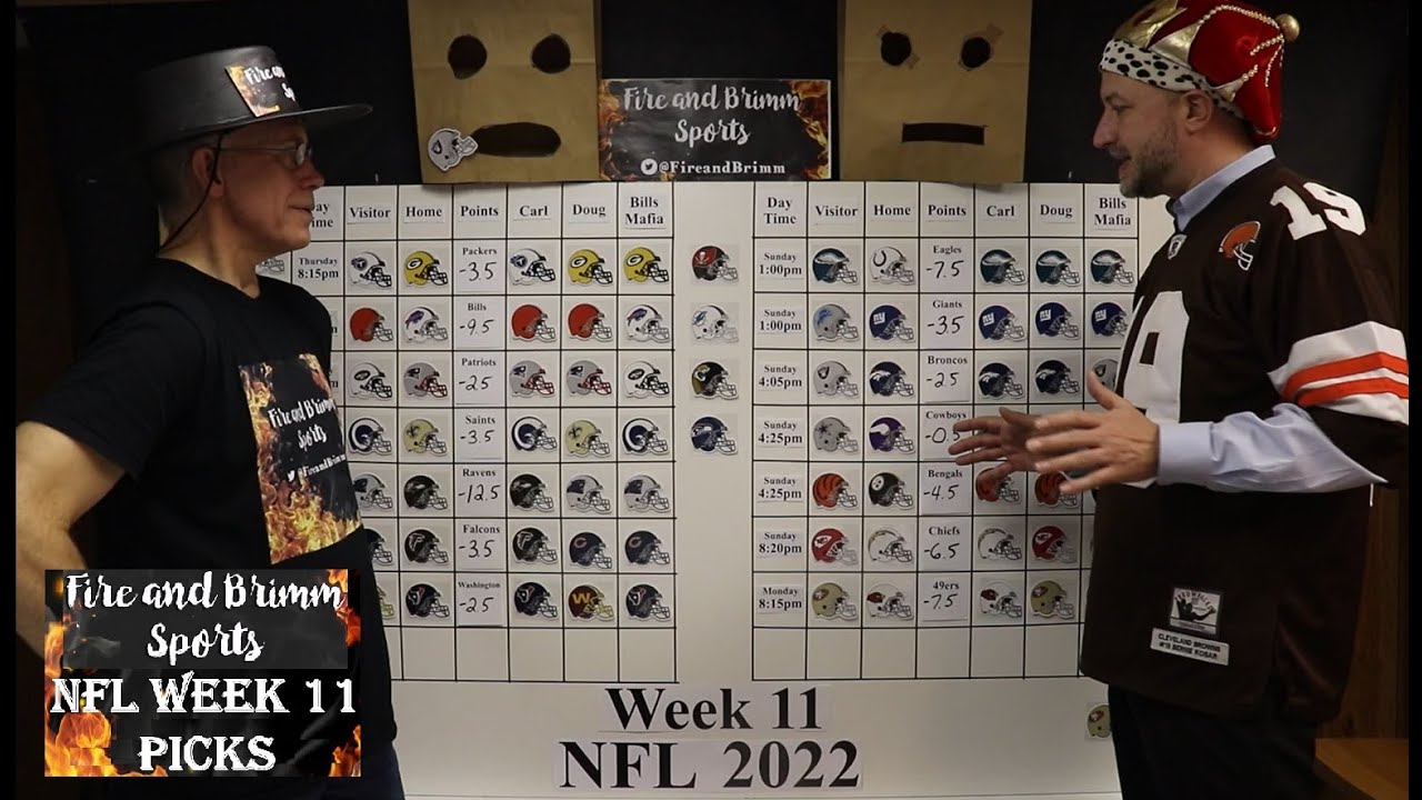 2022 NFL Season – Week 11 Picks and Predictions - YouTube