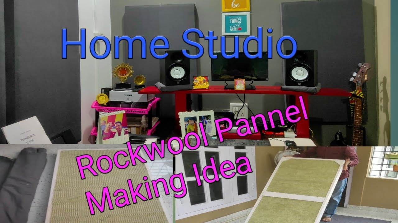 Rockwool Pannel Making Idea/Home studio Setup/Accoustic Treatment ...