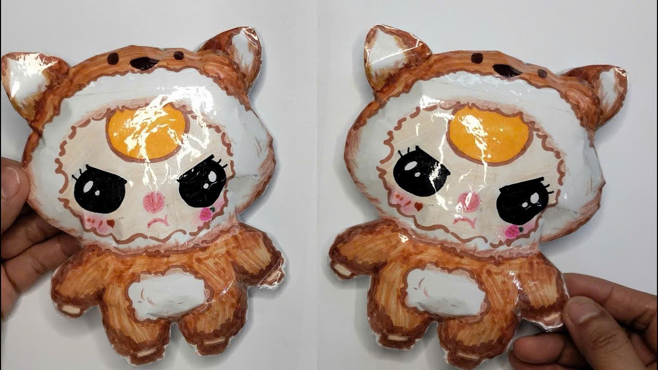 Hướng dẫn làm Squishy baby three cute/How to make a cute squishy baby ...