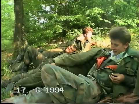 NOZB Soldiers on the frontline of Zenkovići-Krivaja [HD 1994]