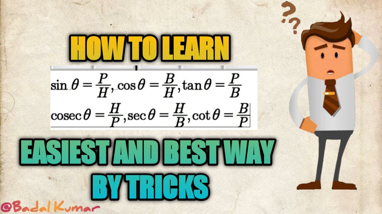 Easiest And Best Way To Remember Sin cos tan Cosec sec and Cot By easiest-and-best-way-to-remember-sin-cos-tan-cosec-sec-and-cot-by