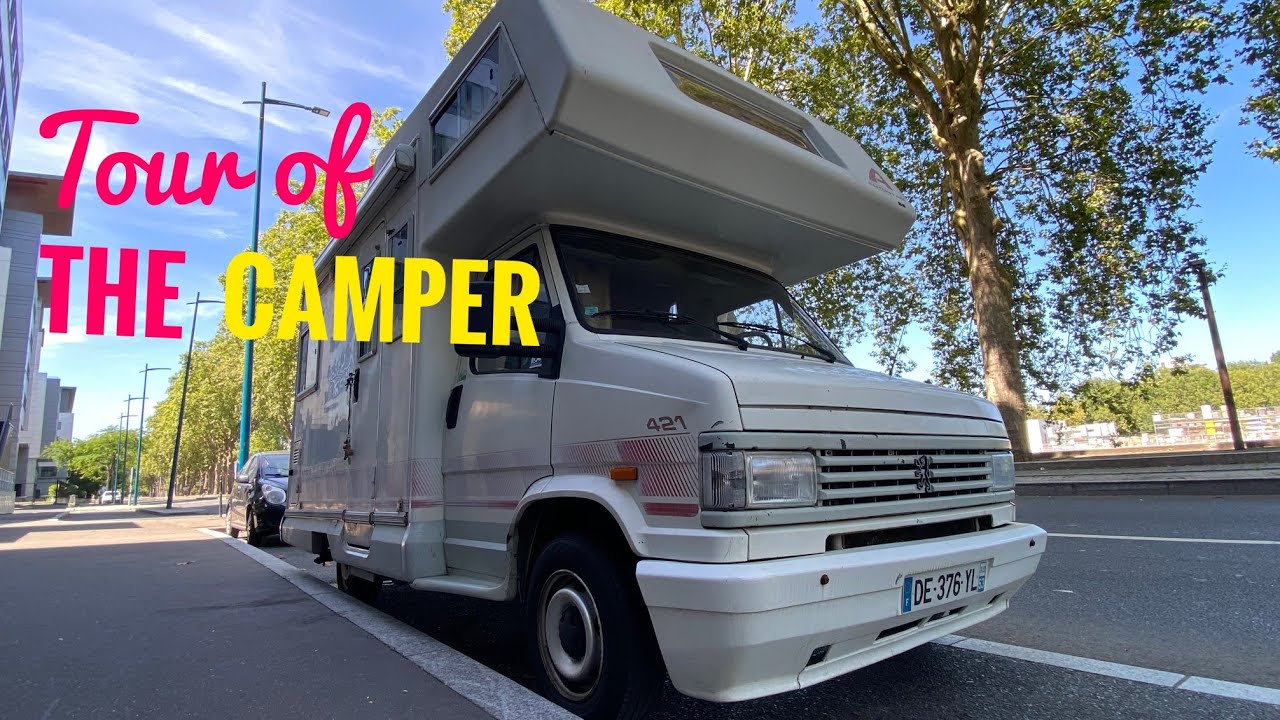 Tour of the Camper Van - In PARIS France - YouTube
