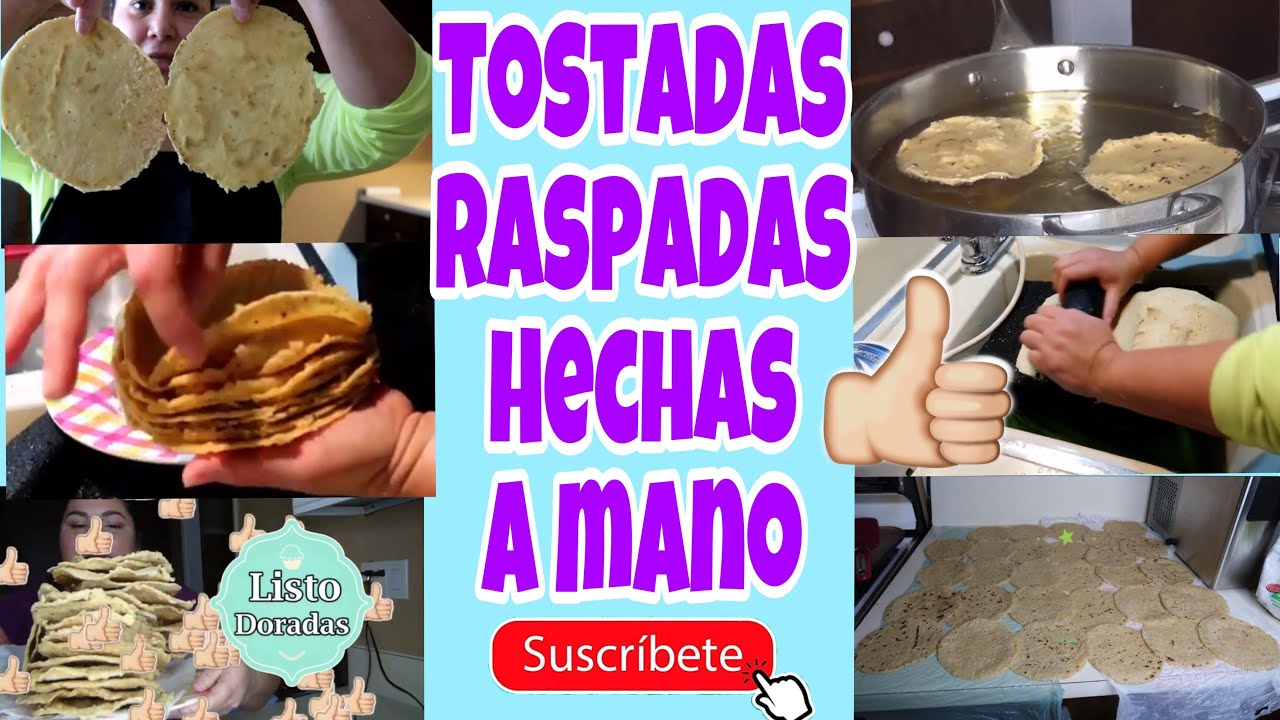 Como hacer Tortillas "Raspadas para Tostadas #totadasestilonayarit ...