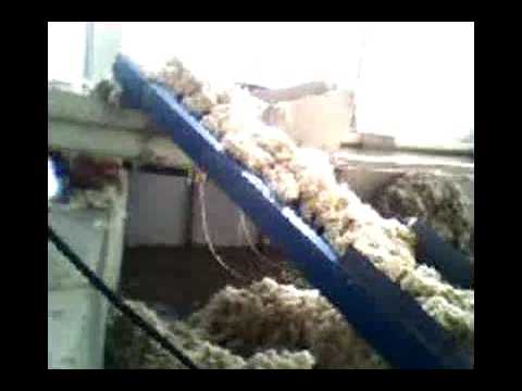 nylon WASTE CUTTER chopper fabric cutting machine - YouTube