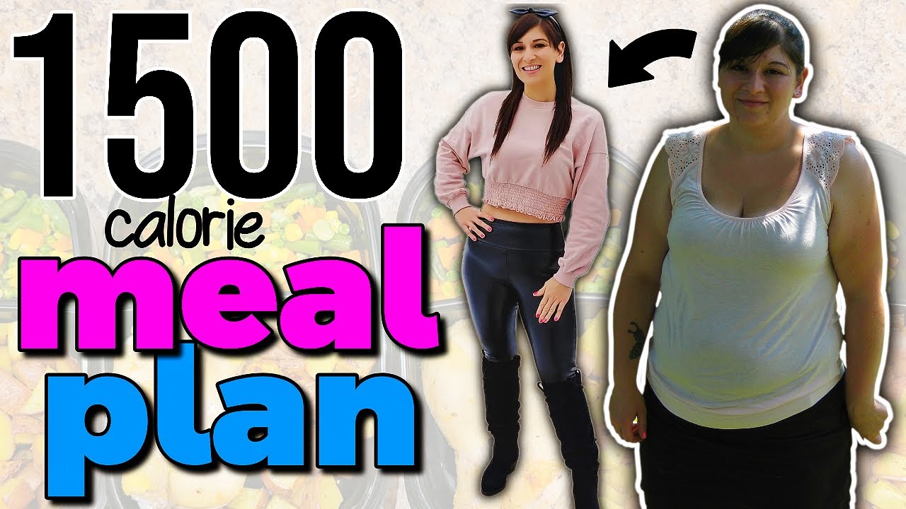 My 1500 Calorie Fat Loss Meal Plan (-130lbs) - YouTube