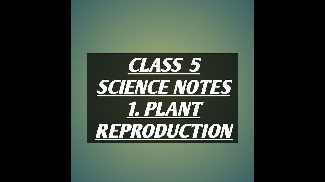 class 5/science notes/1.Plant reproduction . - YouTube