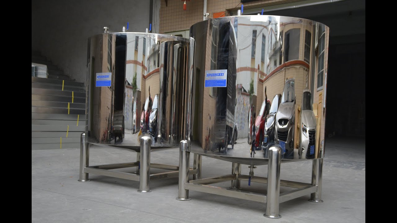 10KL 5KL 3KL 2KL Pure Water storage tanks - YouTube