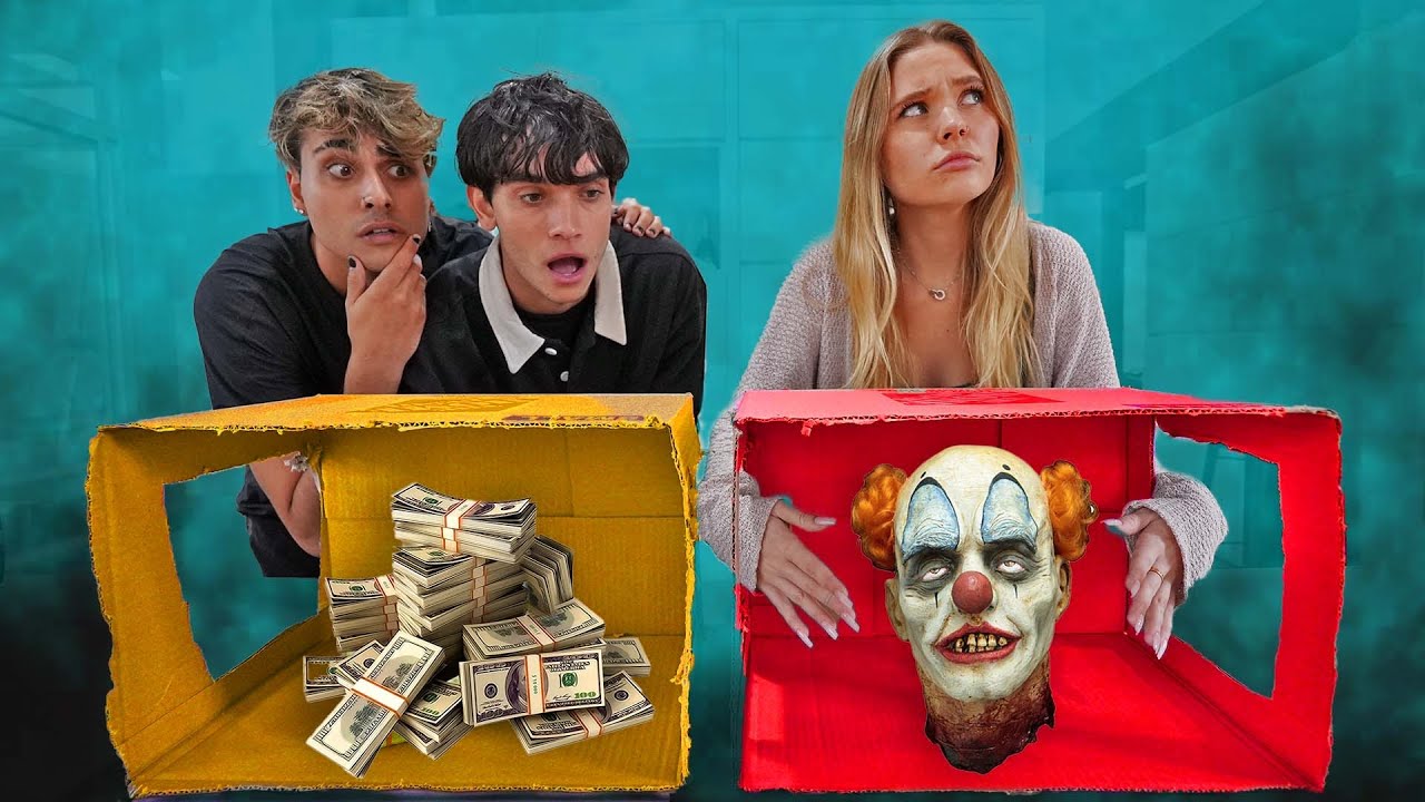 DO NOT CHOOSE THE SCARY BOX! - YouTube