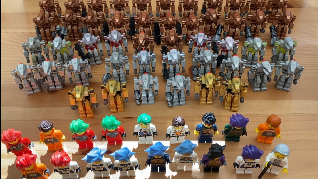 Моя Коллекция Минифигурок Lego Exo-Force (обзор) Minifigure Collection ...