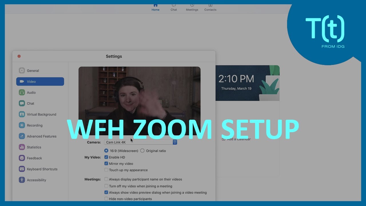 How to optimize your remote video conferencing setup - YouTube