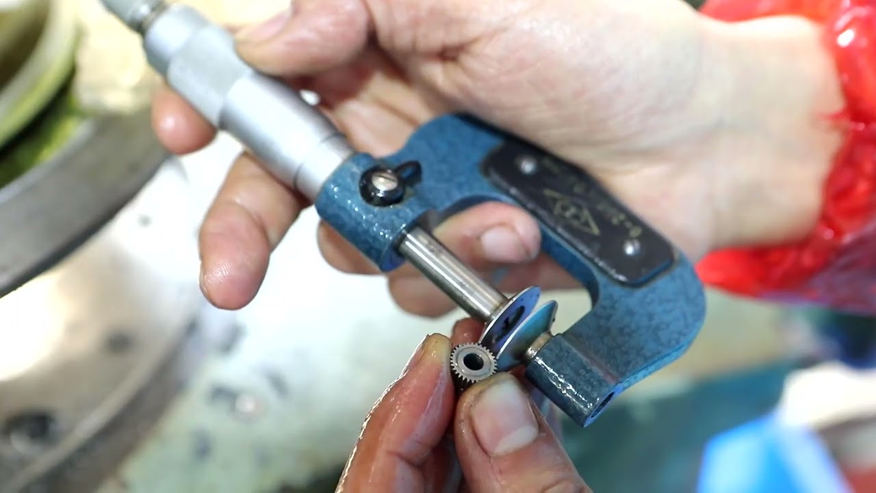 Small module precision gear processing - YouTube