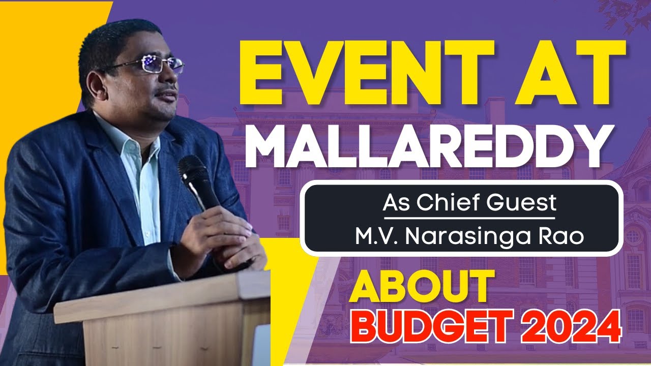Event At Mallareddy By M.V. Narsinga Rao - YouTube