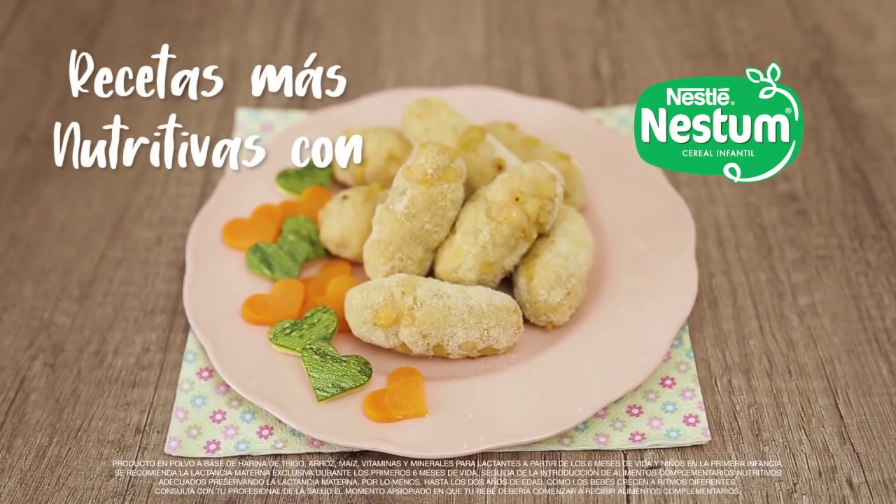 Recetas más nutritivas con Nestum - Chicken Fingers - YouTube
