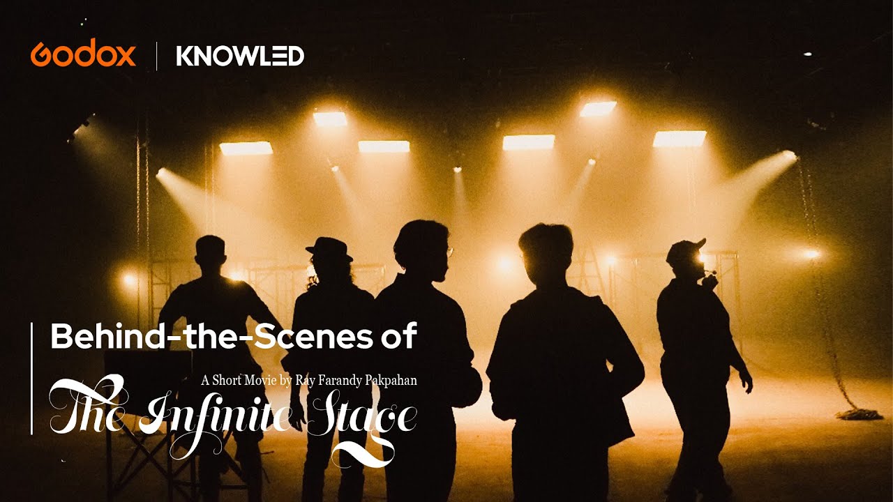 Behind the scenes of 'The Infinite Stage' - lit with Godox KNOWLED ...