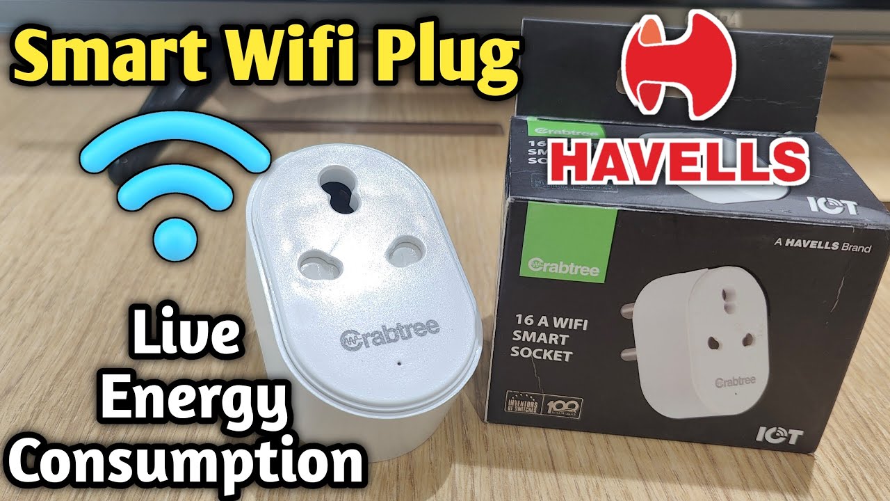 Havells Crabtree 16 Amp WiFi Smart Plug | Smart WiFi Socket - YouTube