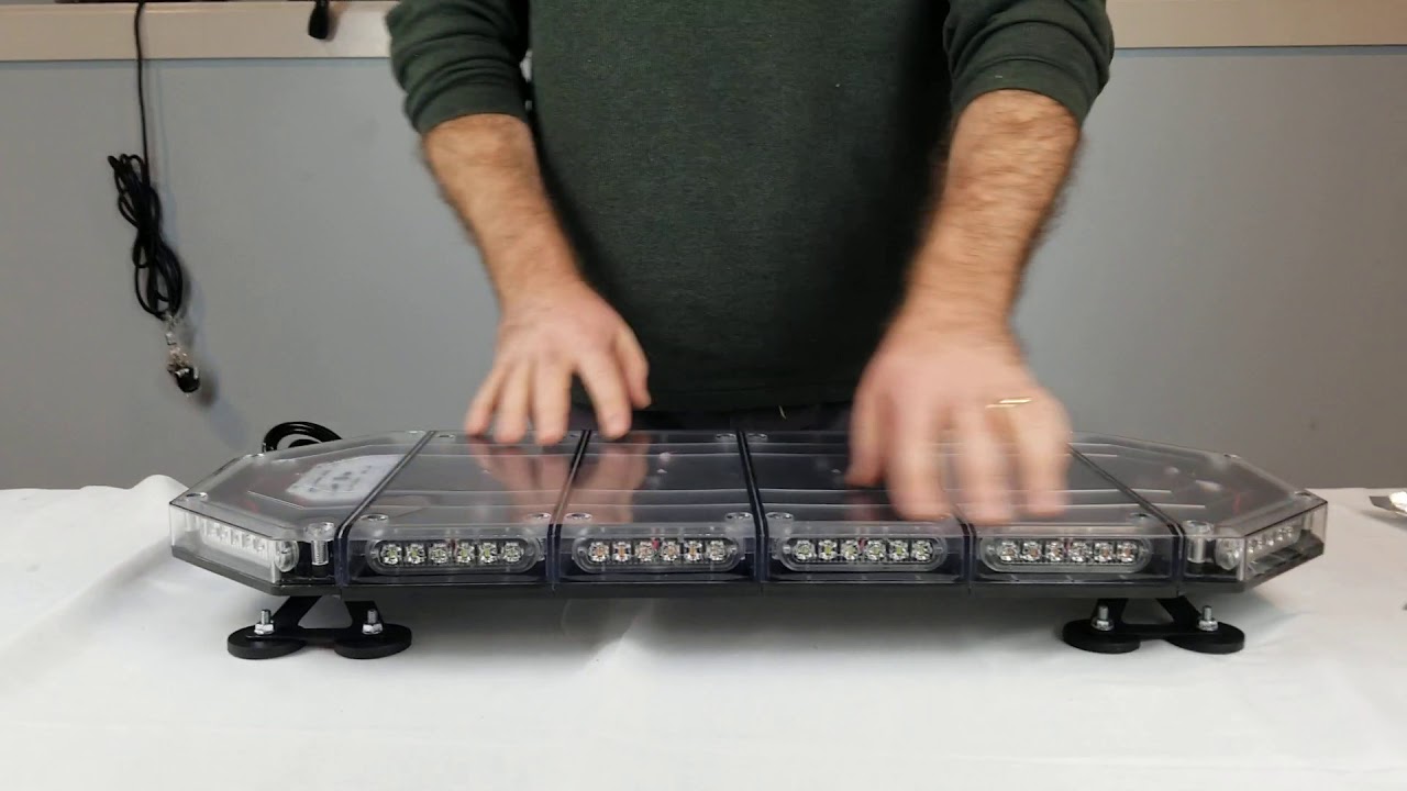 LED Outfitters - Close Up of our 27" Flex 6 Mini LED Lightbar - YouTube
