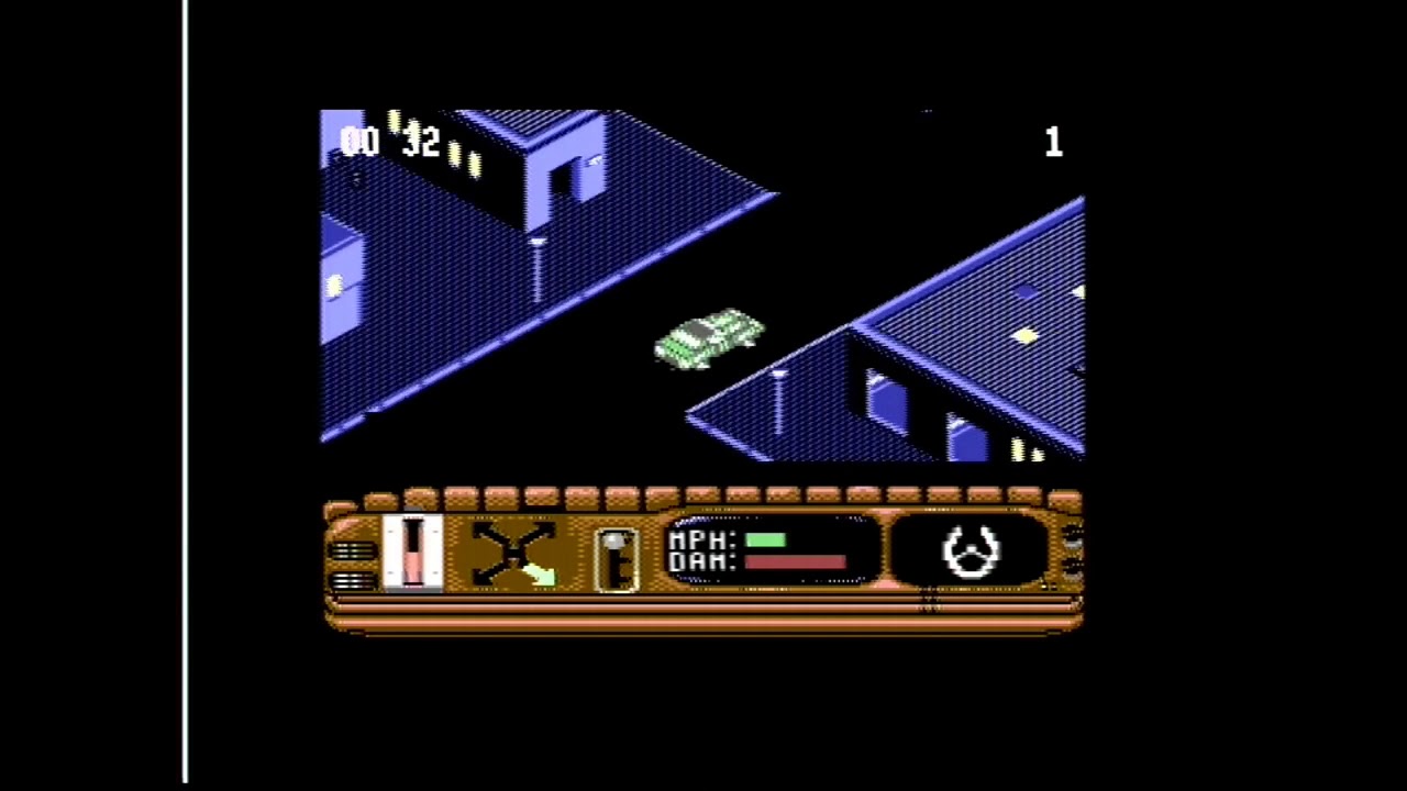 Beverly Hills Cop Commodore 64 Gameplay (Funny Game Over Screen) - YouTube