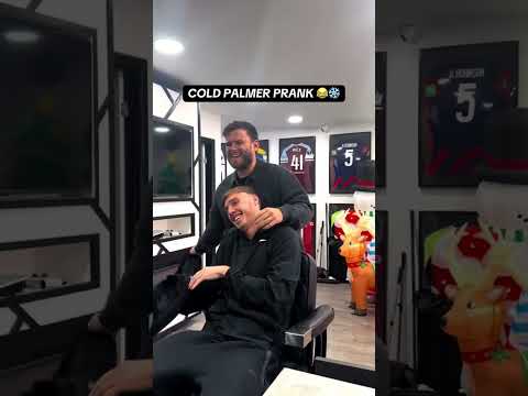 “Baby, it’s cold outside.” ️😂@Kings Cuts #cole #palmer #funny #prank # ...