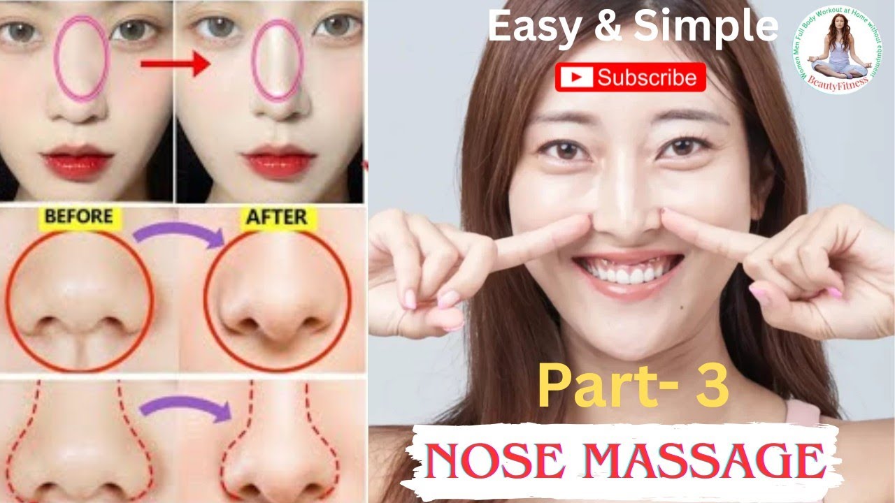 Nose Exercise | Part 3 | हिंदी में | Face Yoga | Get Young Look ...