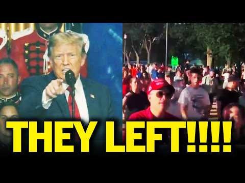 Watch Everyone Leave as Trump Screams