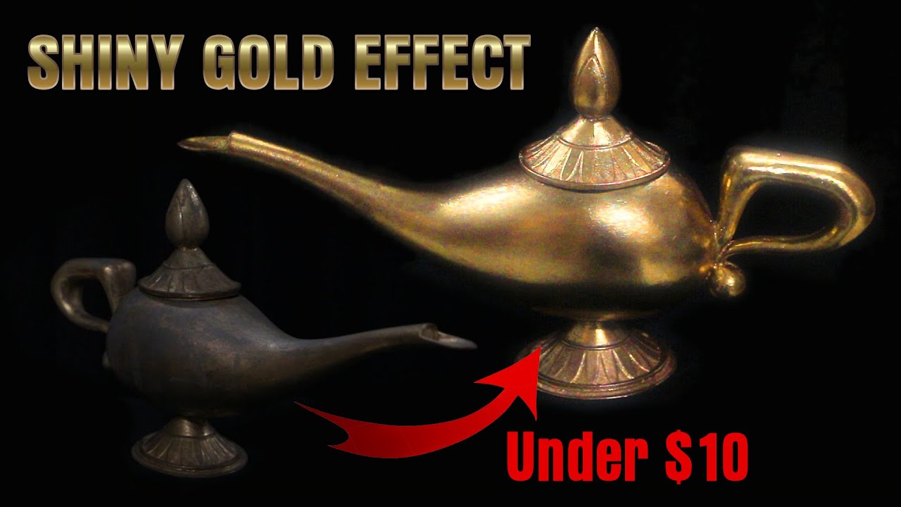 Using Gold Nail Polish Powder for PROPS & COSTUMES Tutorial by Magnoli ...