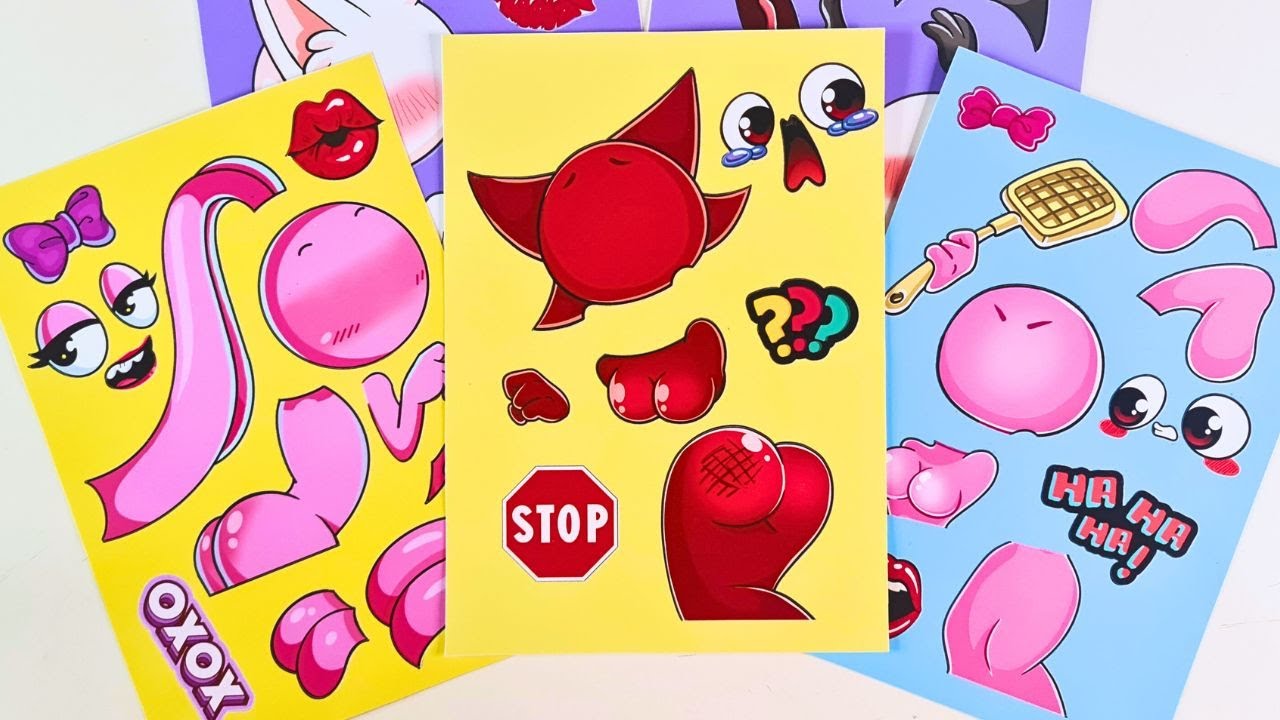 DIY Paper Sticker Book |Incredibox Sprunki Sinner Edition But with CUTE ...