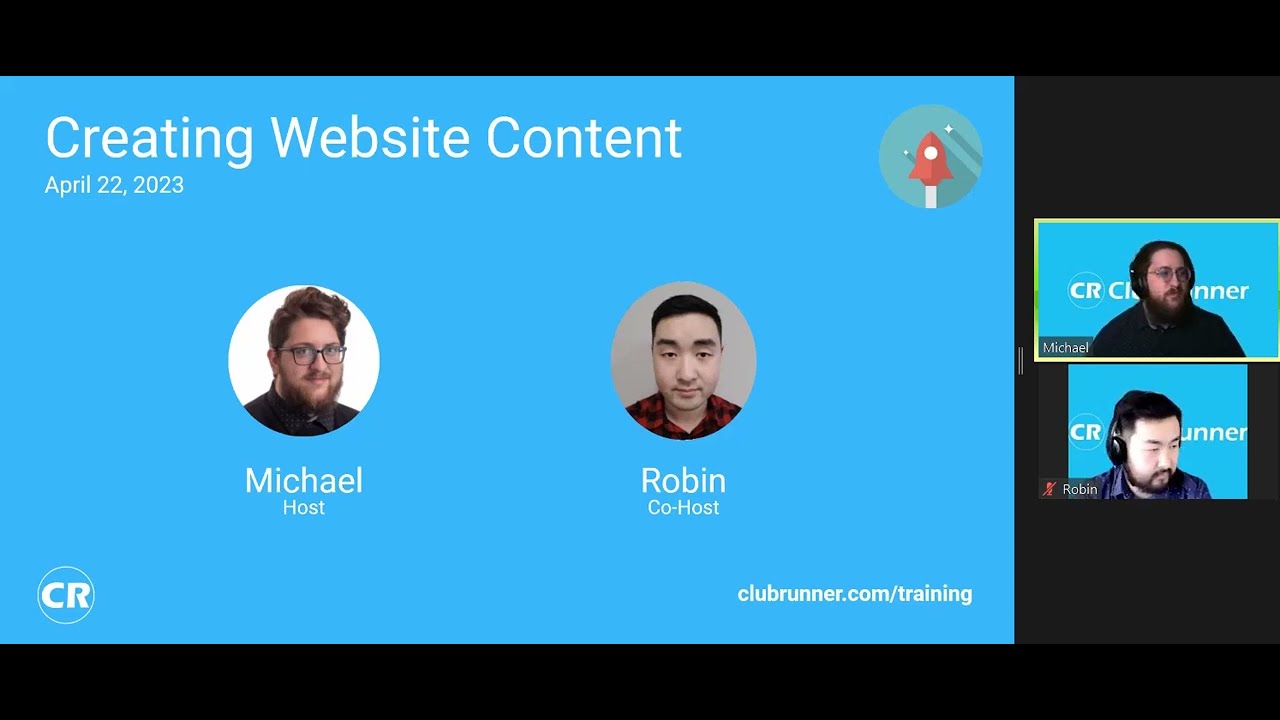 Creating Website Content on ClubRunner - YouTube