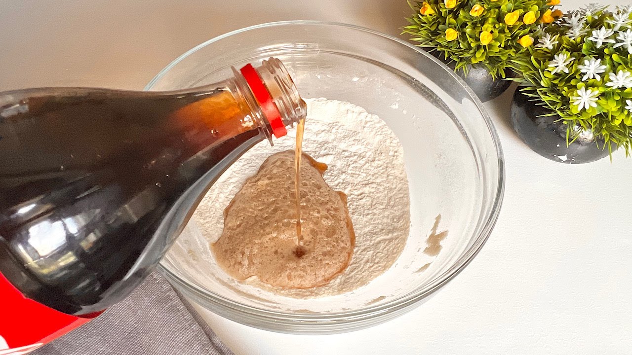 Just add Coca-Cola to the flour and the bread is ready. A new recipe ...