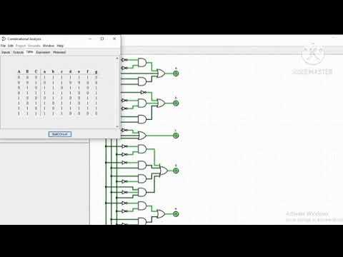 rangkaian encoder oktal ke biner dan decoder biner ke seven segmen ...