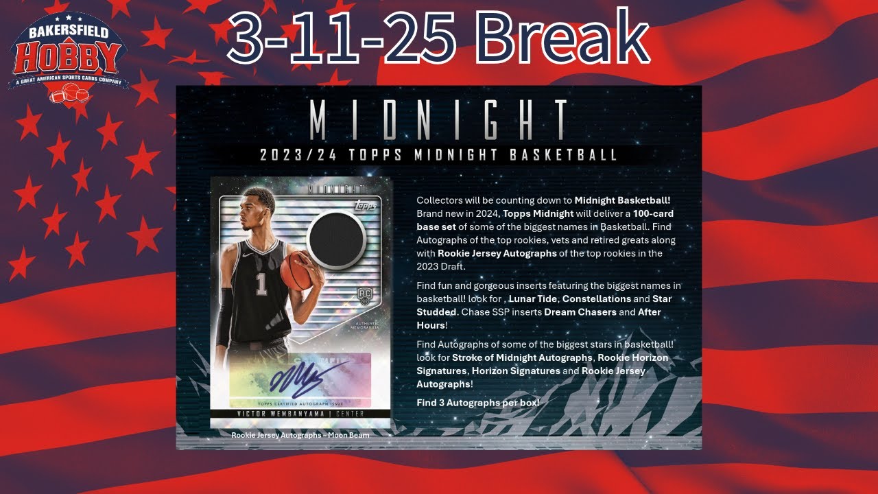 3-11-2025 2023 Topps Midnight Basketball Hobby Break #1 - YouTube