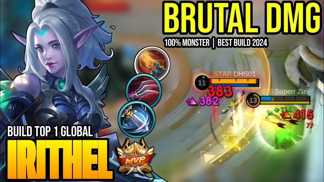 IRITHEL BEST BUILD 2025 | BUILD TOP 1 GLOBAL IRITHEL GAMEPLAY | MOBILE ...