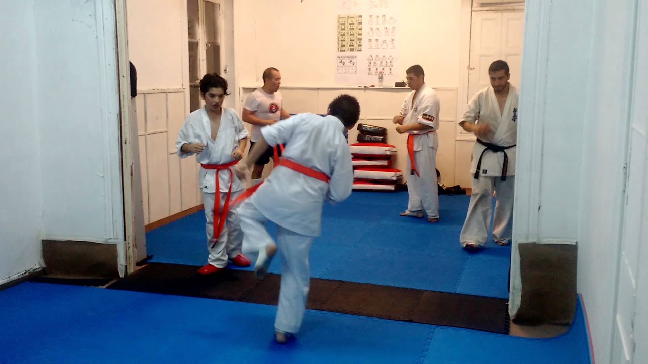 Karate en Dojo Ichiban - Sempai Luis Fonseca - YouTube