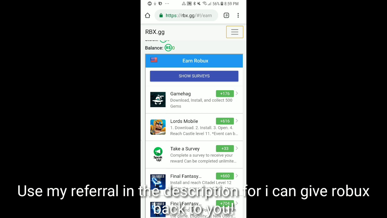 How to get free robux on roblox METHOD 2 - YouTube