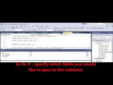 MVC - Remote Validation - Passing multiple additional fields for validation - YouTube