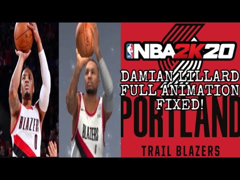 Damian Lillard Full Animation Fixed | NBA 2K20 Mobile - YouTube