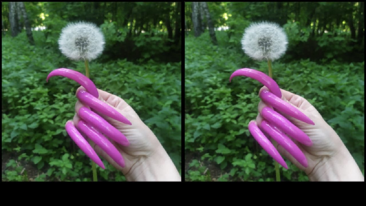 Different manicure long sharp nails from ASMR nails Vera - YouTube
