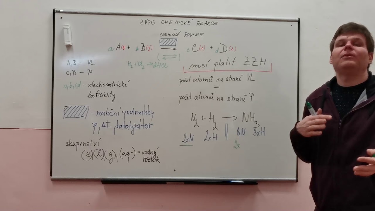 Chemická reakce teorie 7 - YouTube