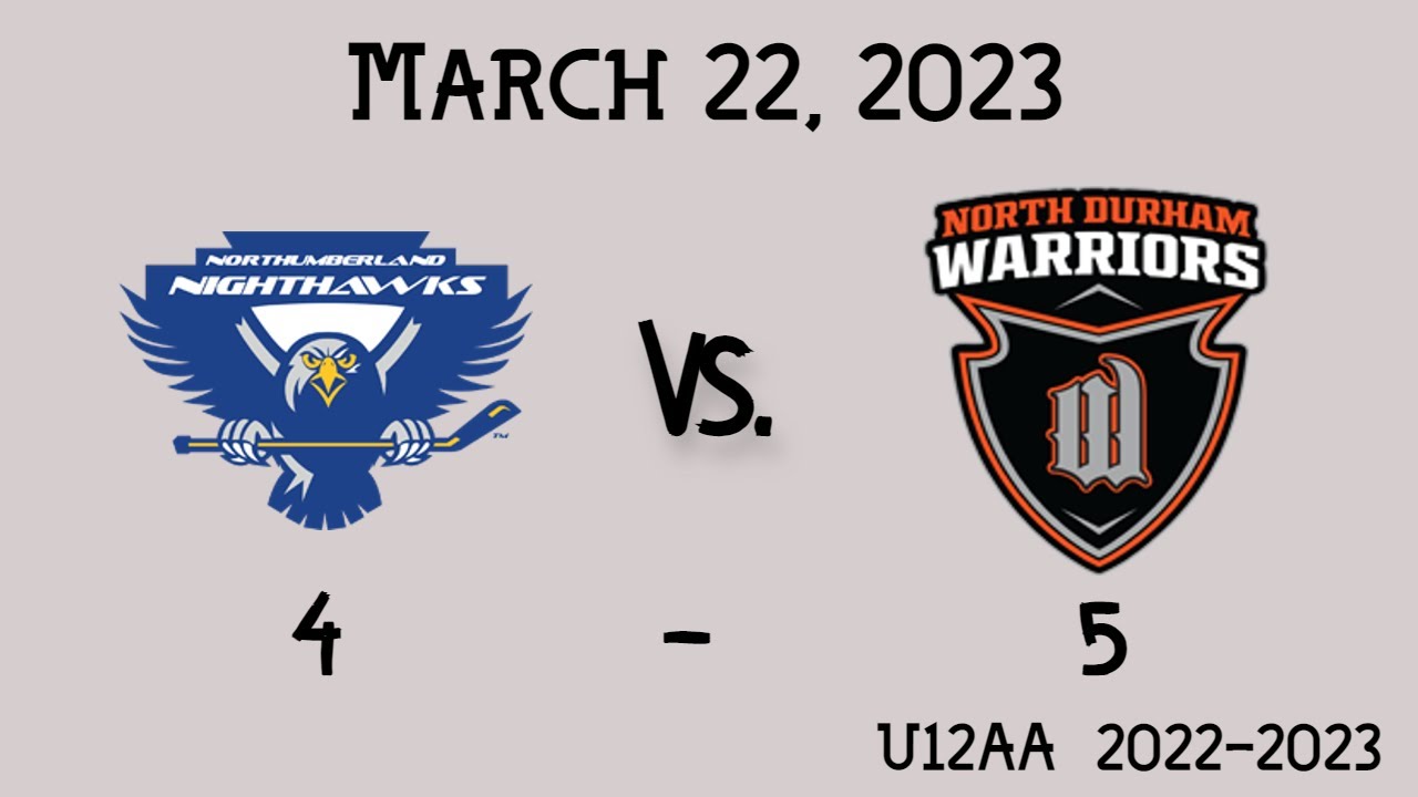 U12AA 2022 Northumberland Nighthawks vs North Durham Warriors - YouTube