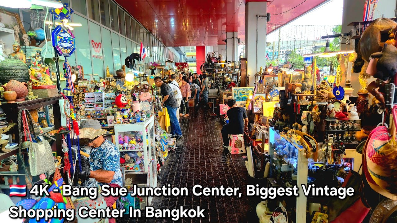 🇹🇭 4K, Citywalk For Bangsue Junction Mall, Biggest flea Market ...