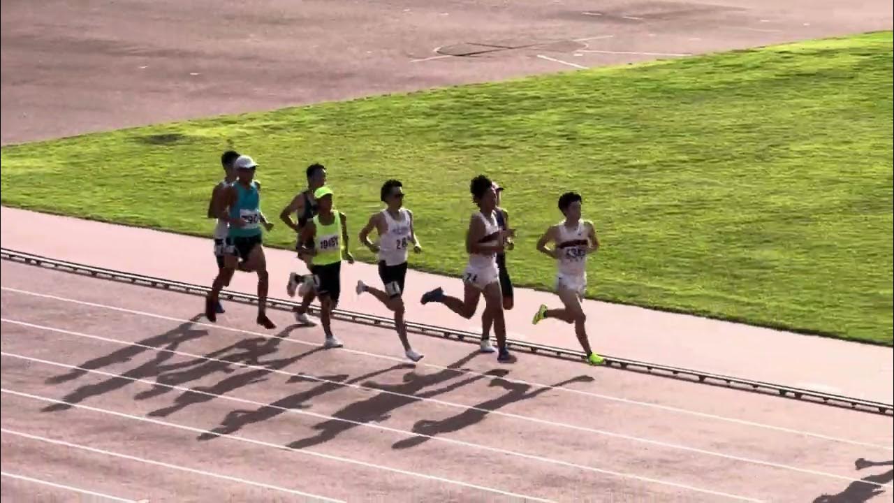 2024年8月17日 東部強化記録会 男子3000m 1組 - YouTube