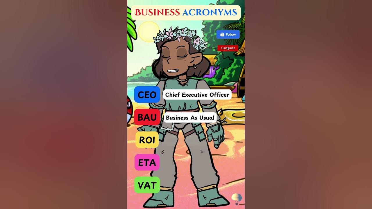 Business Acronyms - Vocabulary | Learn English Native Language - YouTube