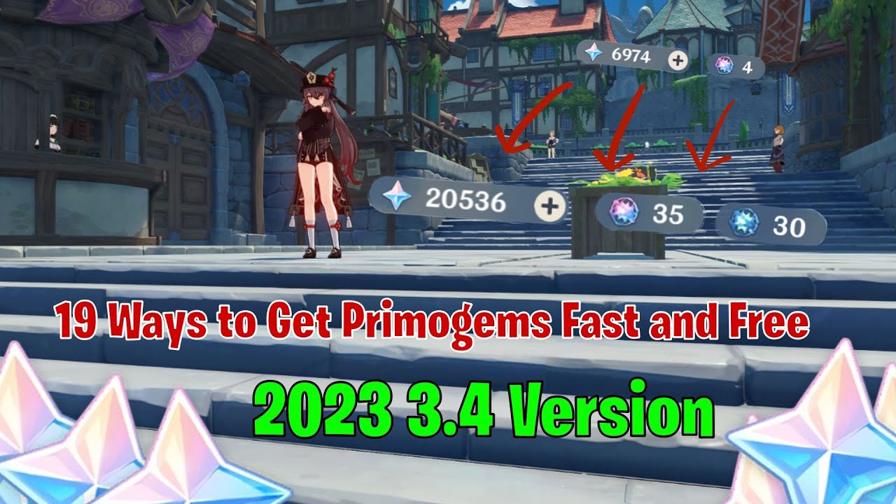 How to Get 1600 Primogems In 10 Minutes V3.4 [A Free-to-play Player's ...