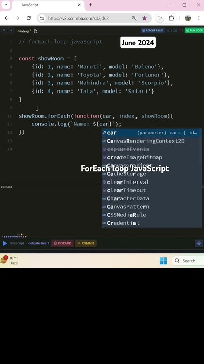 Foreach Loop Javascript Loop Softwareengineer Javascript Shorts Youtubeshorts Viral Youtube